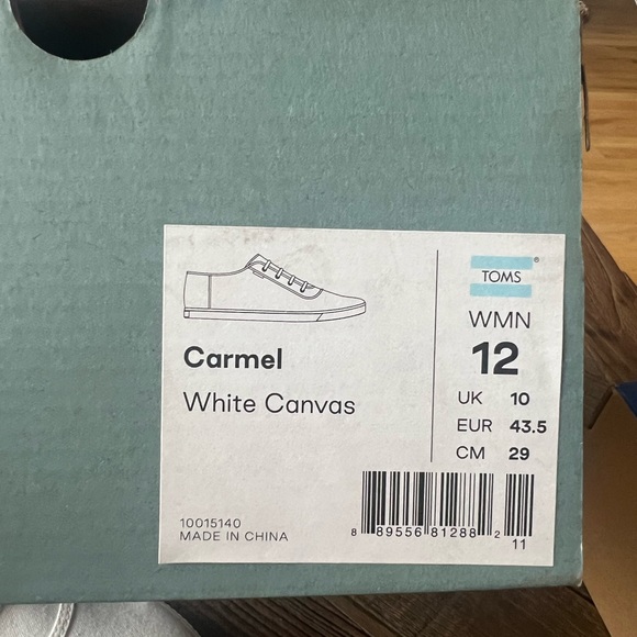 Toms | Shoes | New Tom Canvas Sneakers Womens 2 | Poshmark